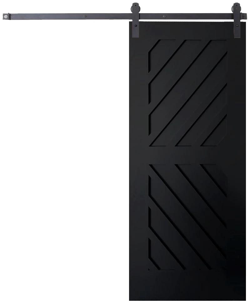 Pran - Custom Made Farmhouse Chevron Sliding Barn Door