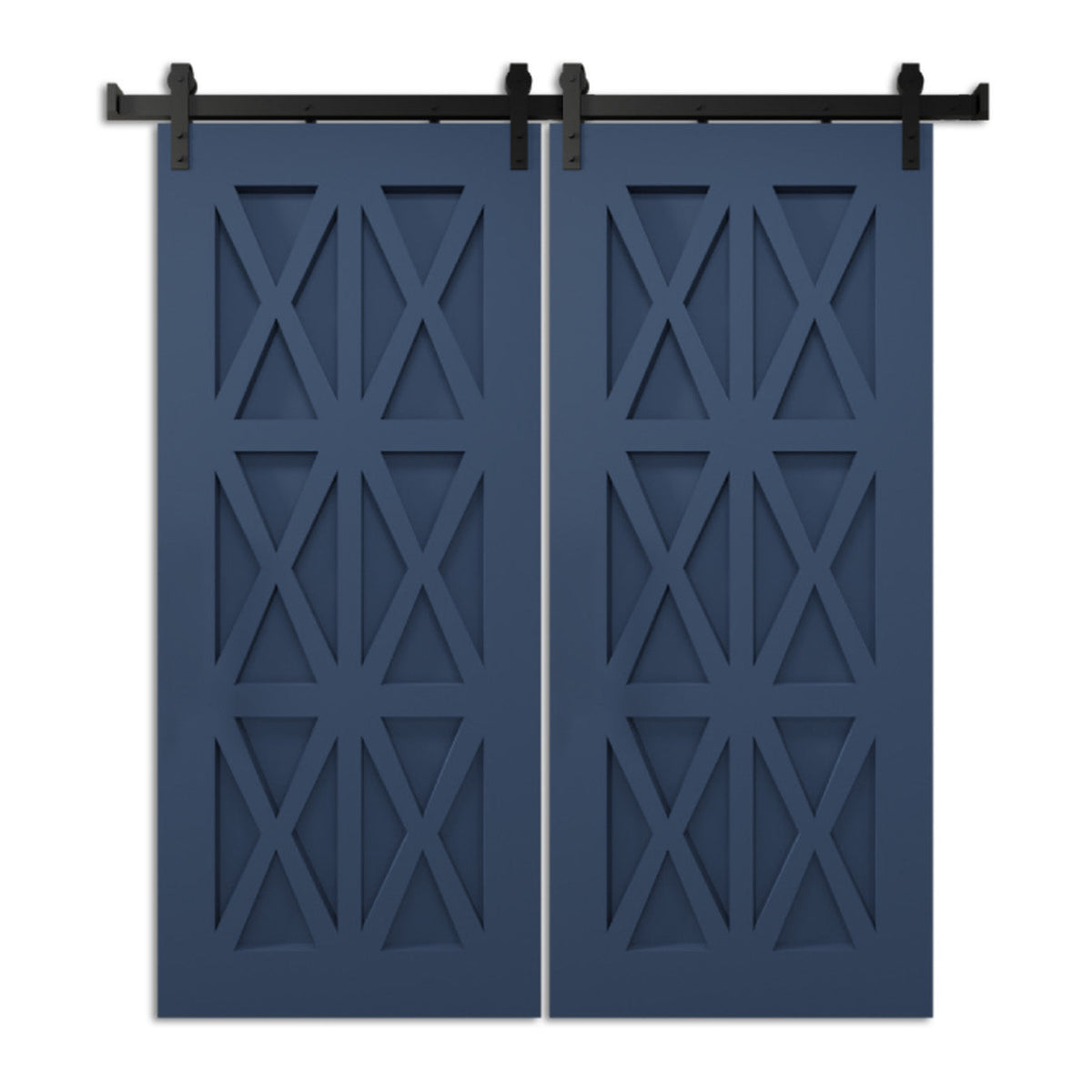 Verulam - X Design Double Sliding Six Panel Door
